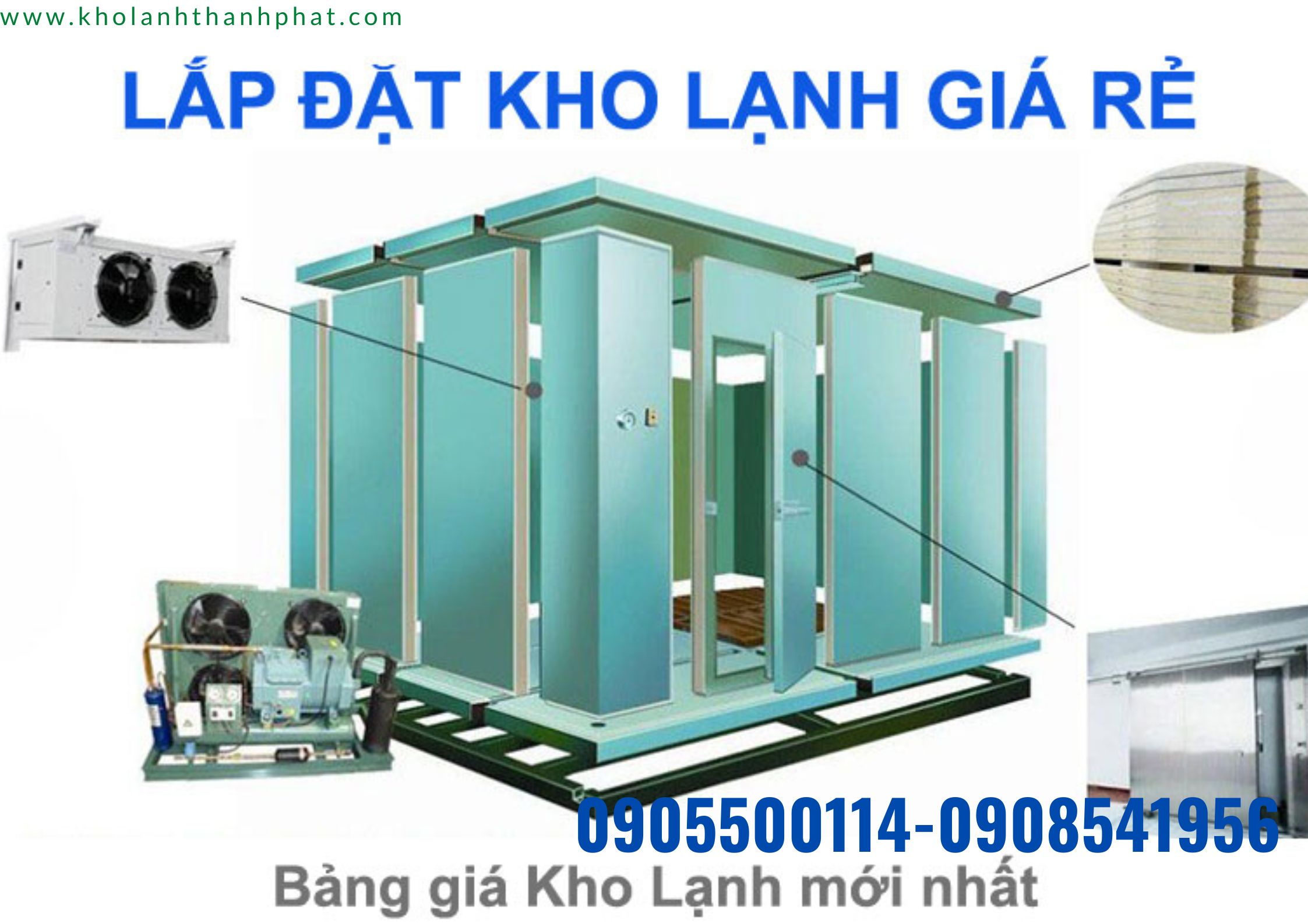 Thi công kho lạnh công nghiệp.